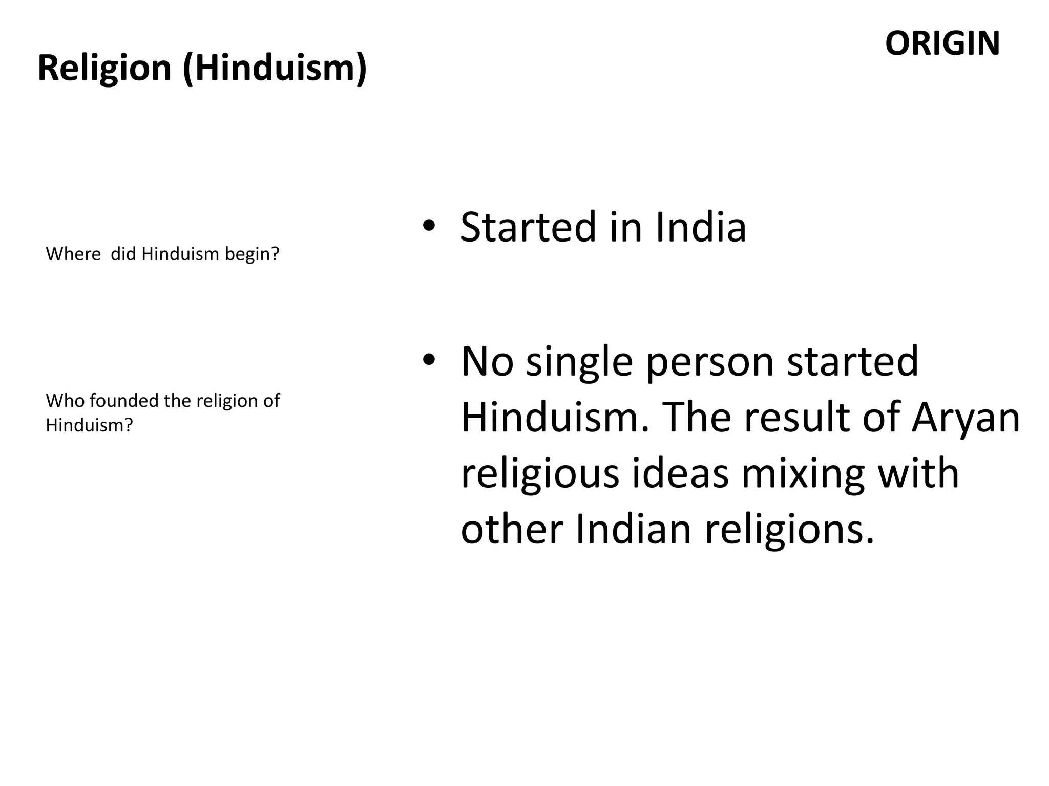 Indian lesson 3 Hinduism and Buddhism | PPT