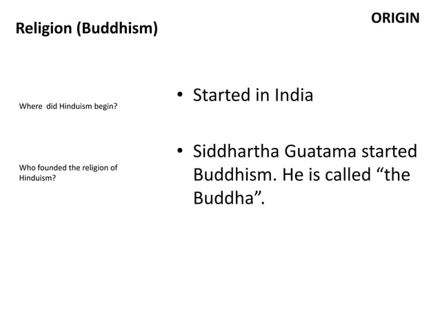 Indian lesson 3 Hinduism and Buddhism | PPT