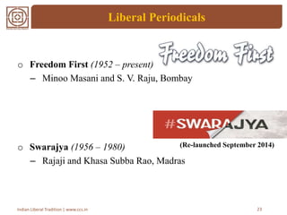 Indian Liberal Tradition | PPT