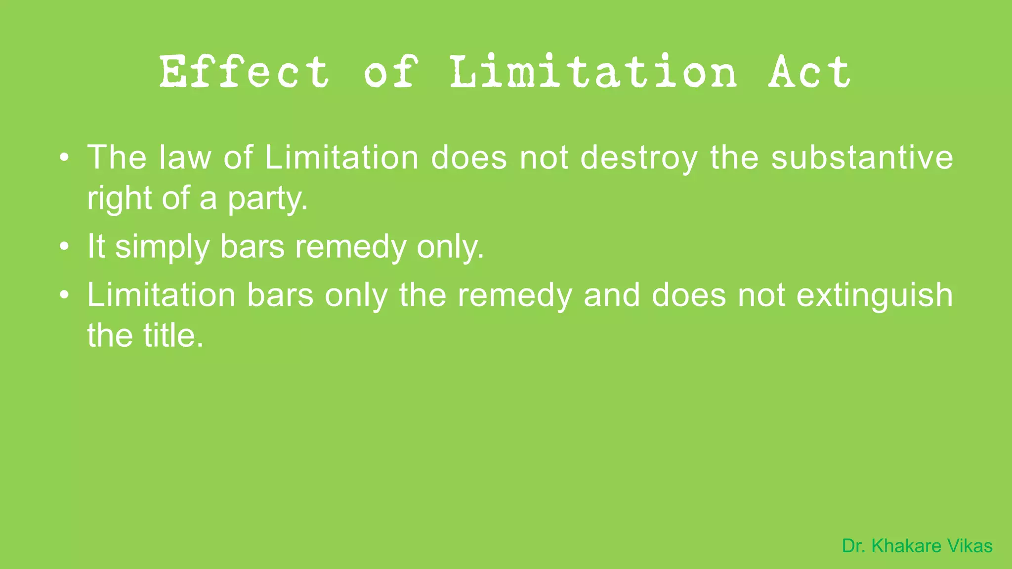 Indian limitation act 1963 | PDF