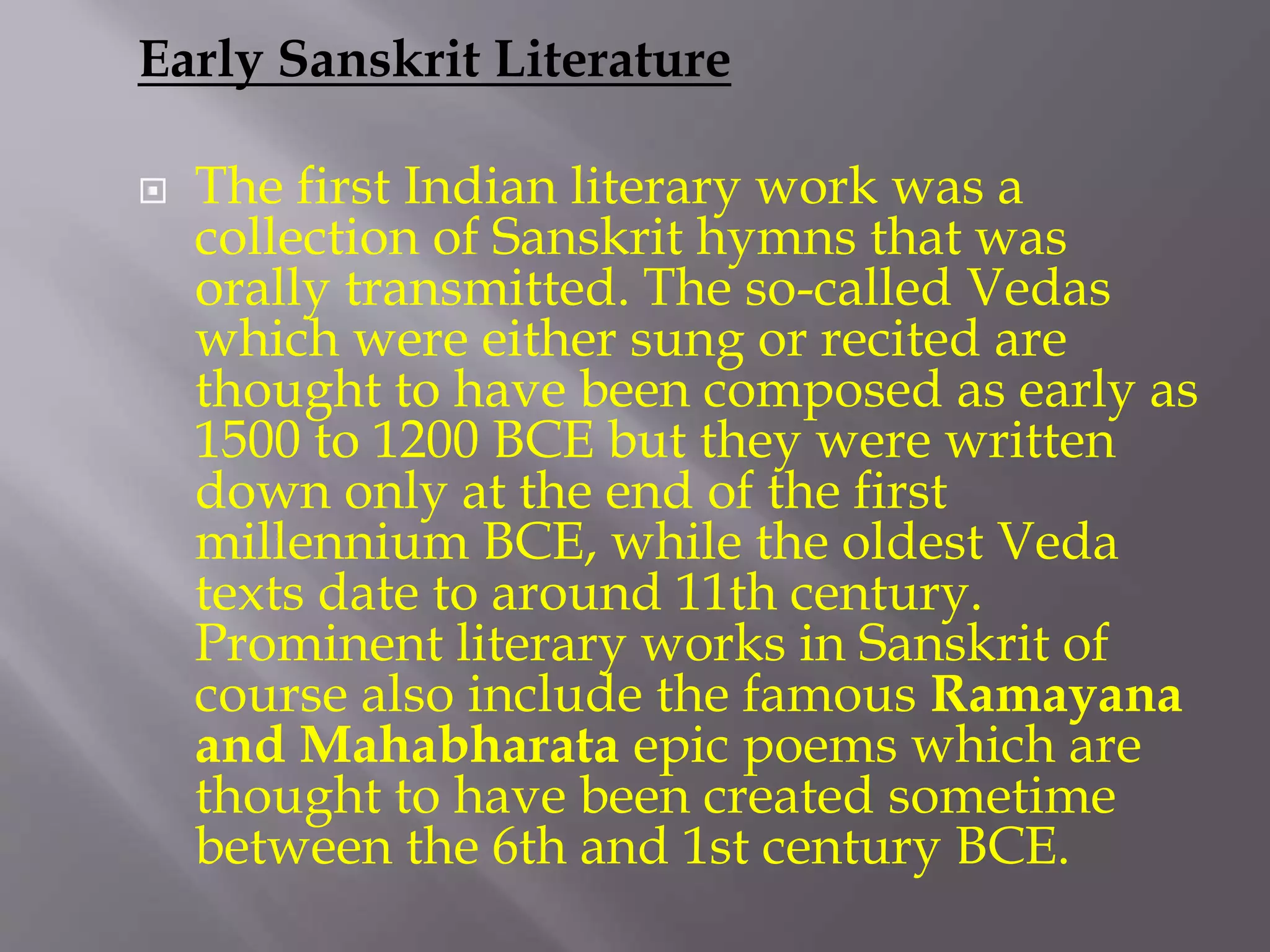 Indian literature | PPTX