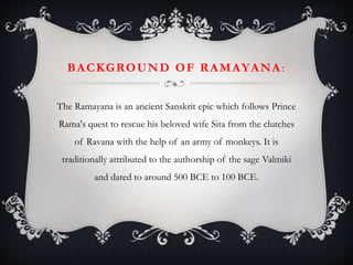 Indian literature- RAMAYANA | PPTX