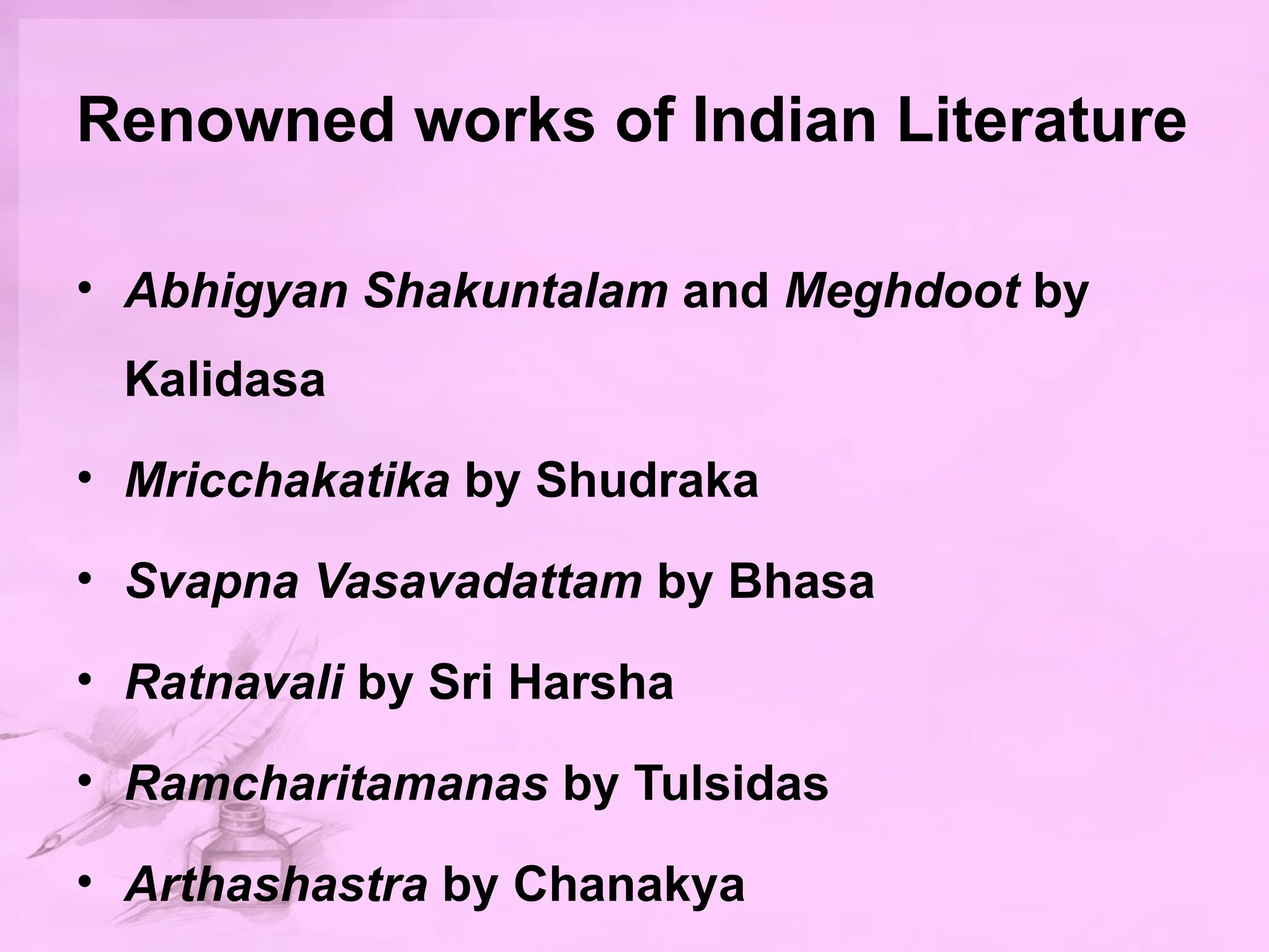Indian Literature for Induction.cccccppt | PPT
