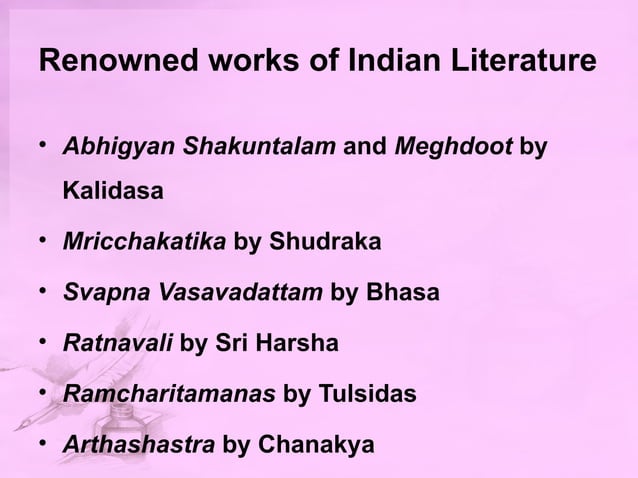 Indian Literature for Induction.cccccppt | PPT