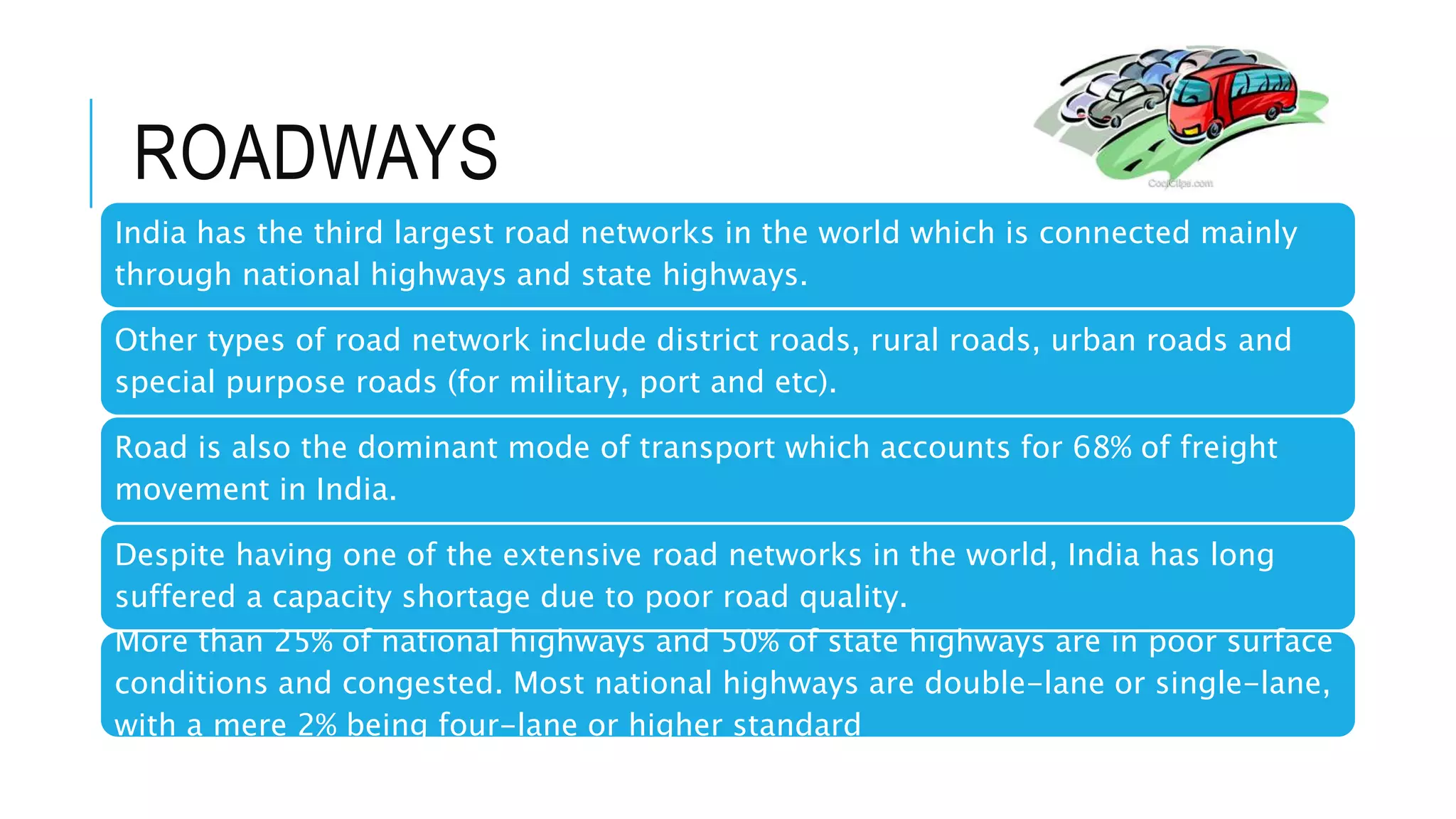 Indian logistics and infrastructure | PPT