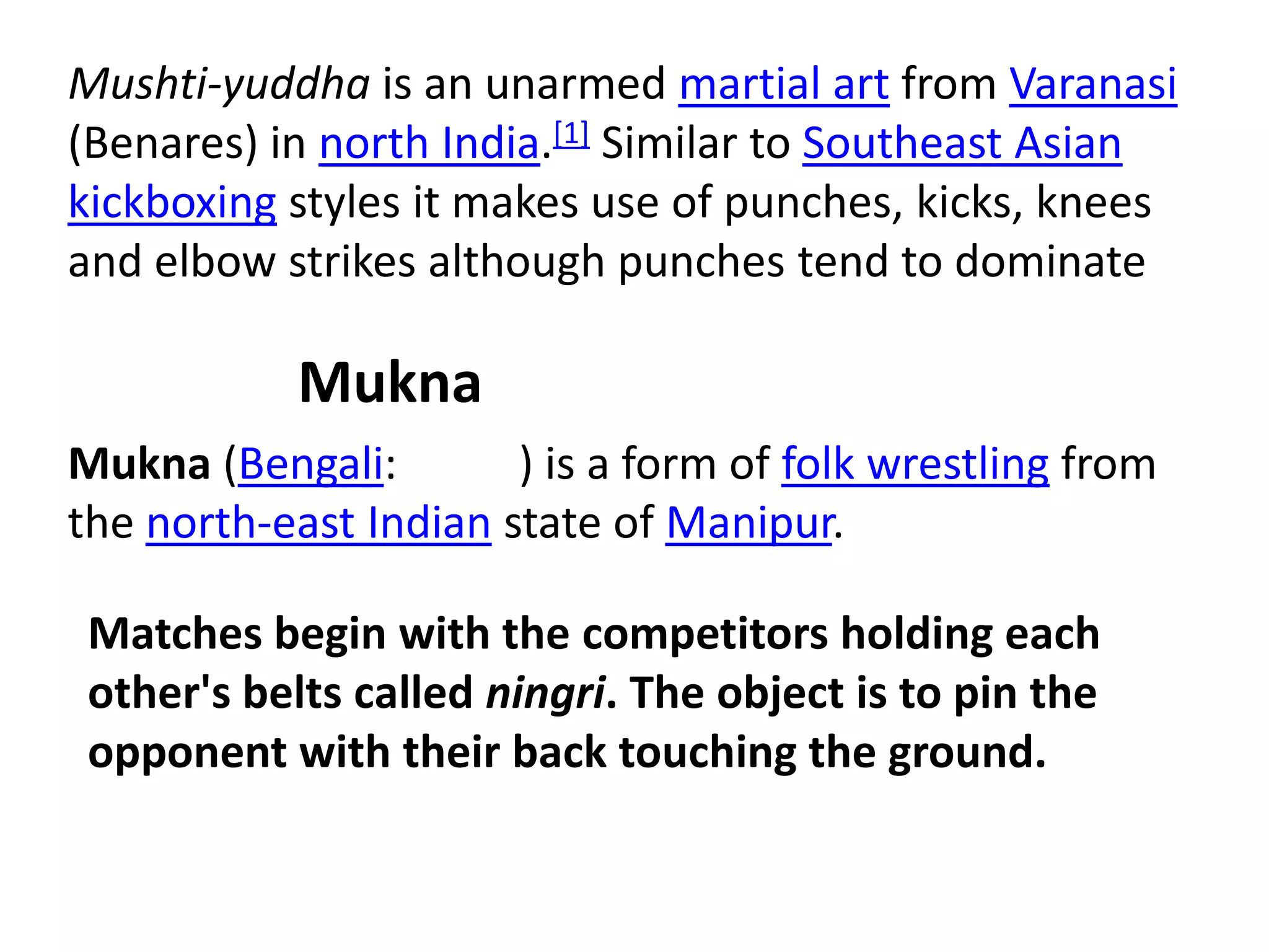 Indian martial arts ppt saminathan.t | PPTX
