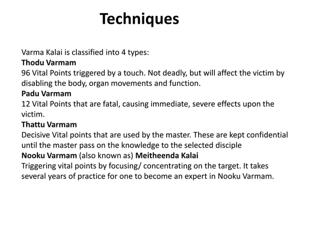 Indian martial arts ppt saminathan.t | PPTX