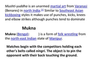 Indian martial arts systems saminathan.t | PPTX