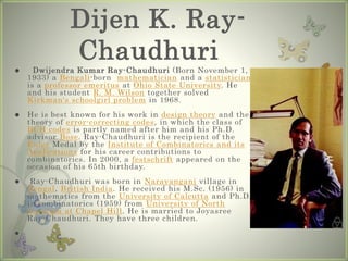 Indian mathematician | PPTX