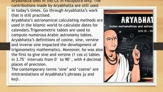 INDIAN MATHEMATICIAN Holiday homework.pptx | Physics | Science