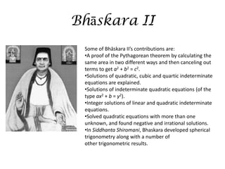 Bhaskara 1 Mathematician