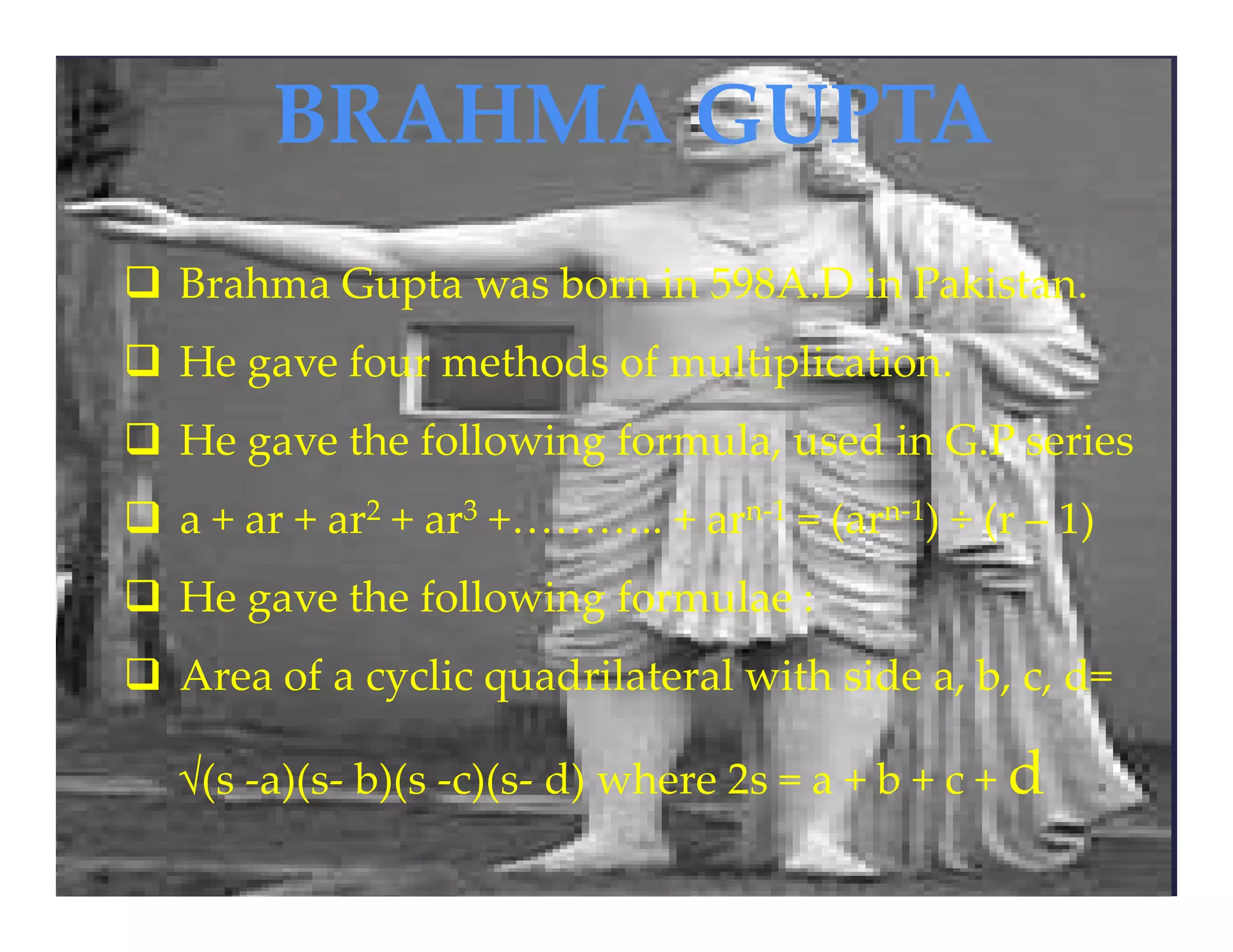 Indian mathematicians | PPT