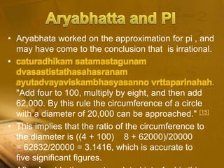 Aryabhatta Pi