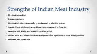 Indianmeatindustry 160428182545 | PPTX