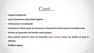 Indianmeatindustry 160428182545 | PPTX