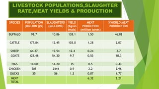 Indian meat industry | PPTX