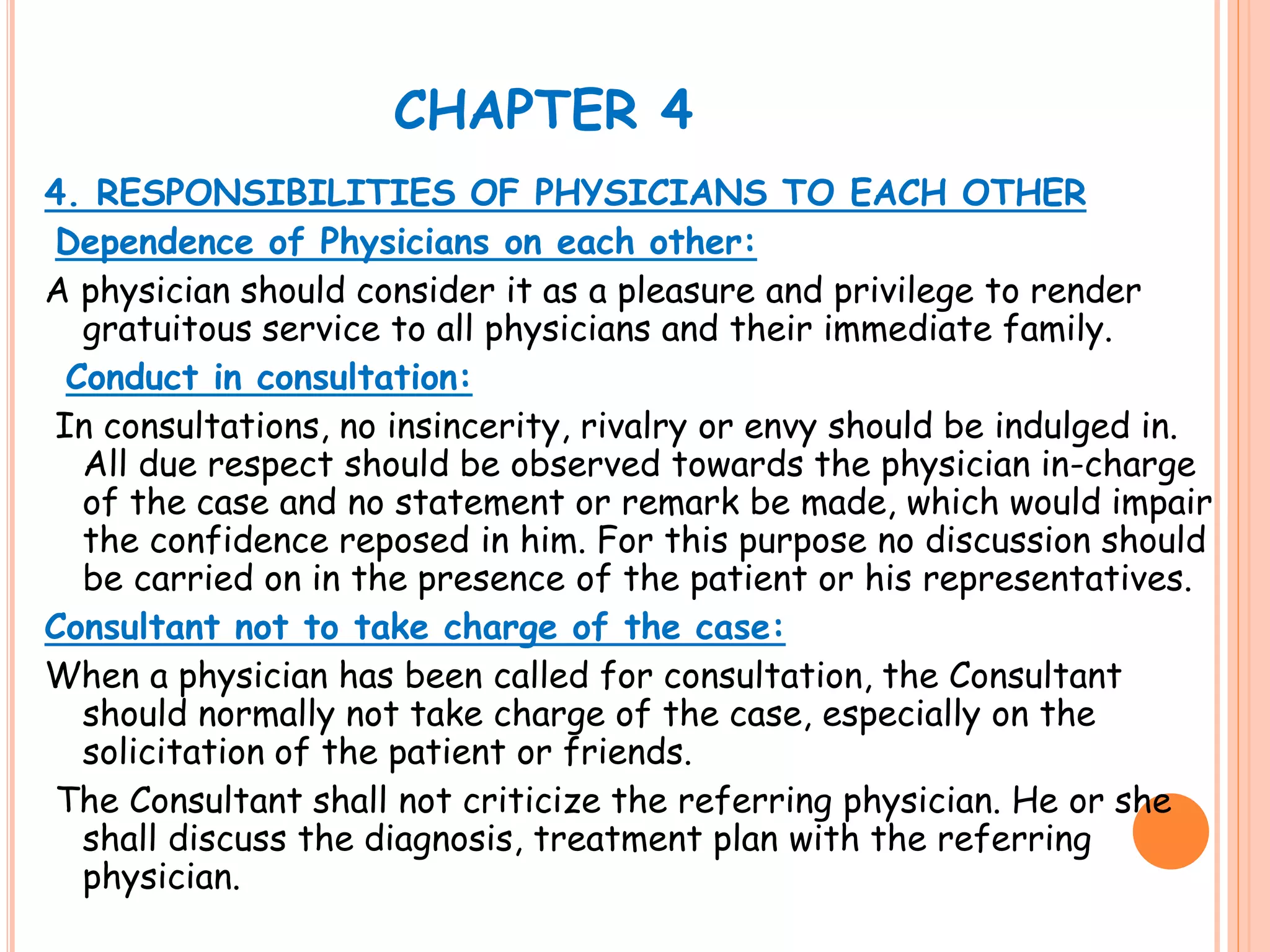 Indian medical council (professional conduct, etiquette and ethics ...