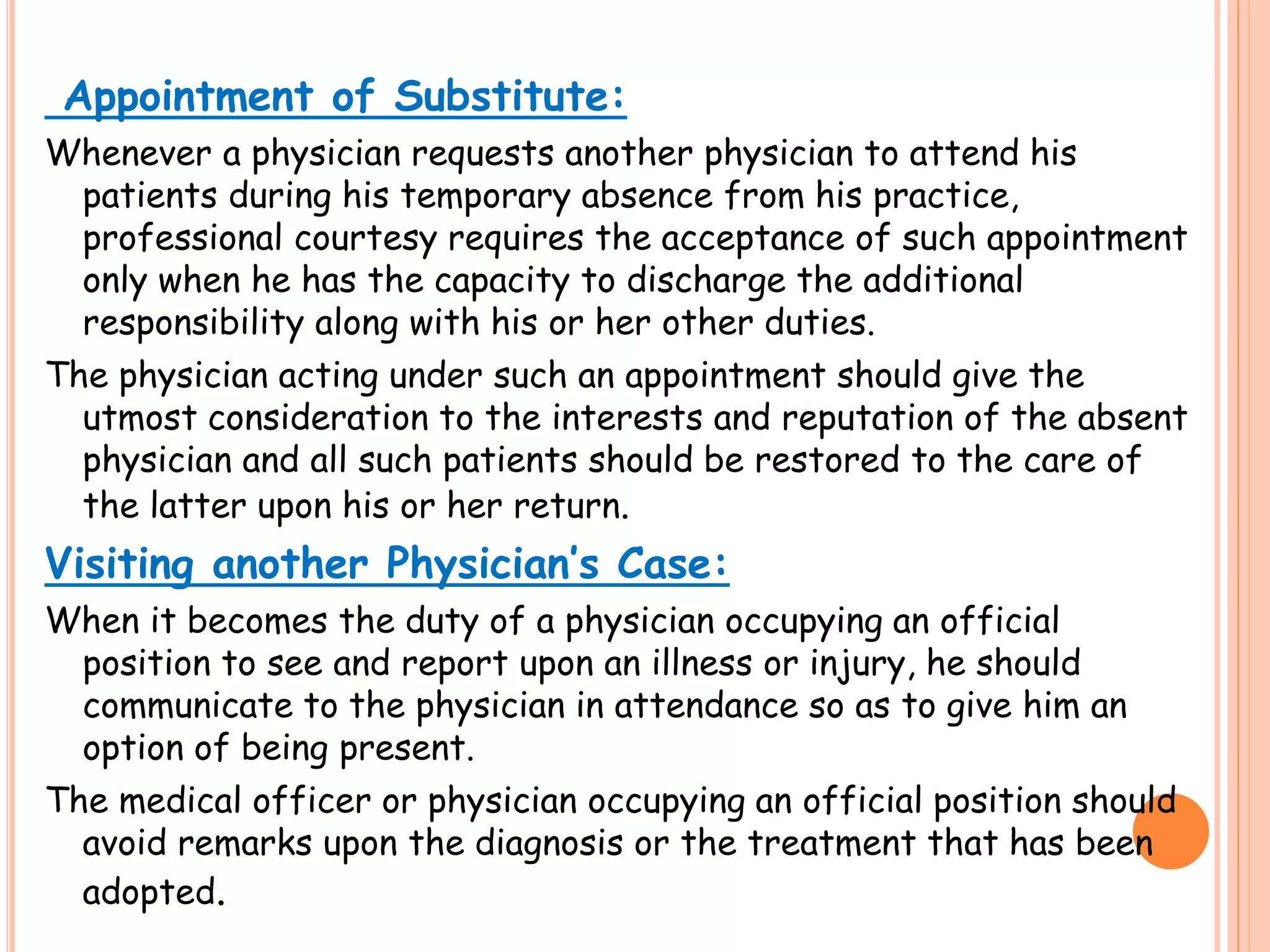 Indian medical council (professional conduct, etiquette and ethics ...