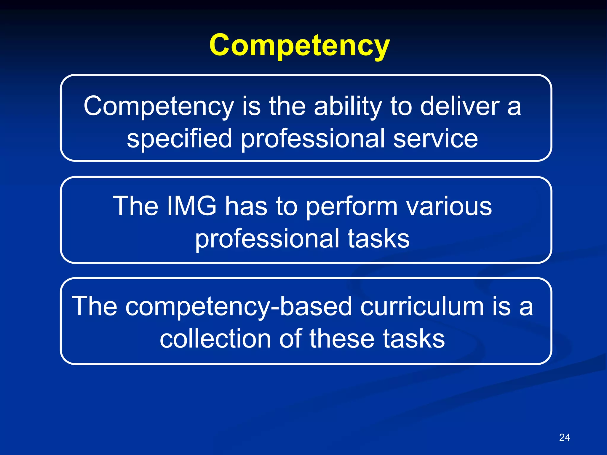 Indian medical graduate - goals, roles and competencies | PPTX