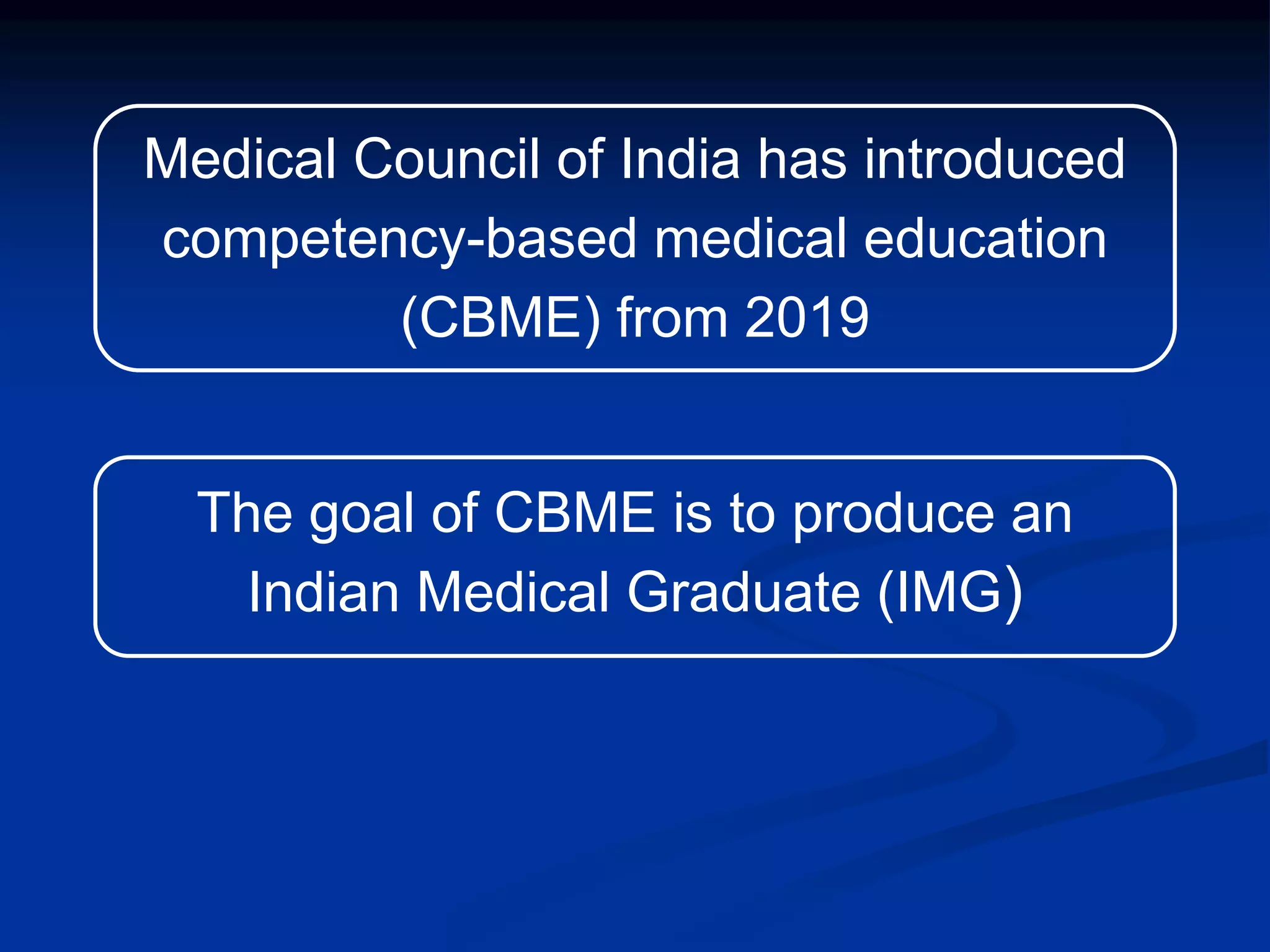 Indian medical graduate - goals, roles and competencies | PPTX