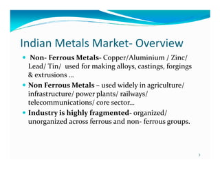 Indian metal sector-_futuristic_perspective | PPT