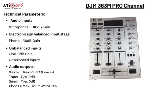 ATI Pro Technologies Presents Audio Mixer | PPT