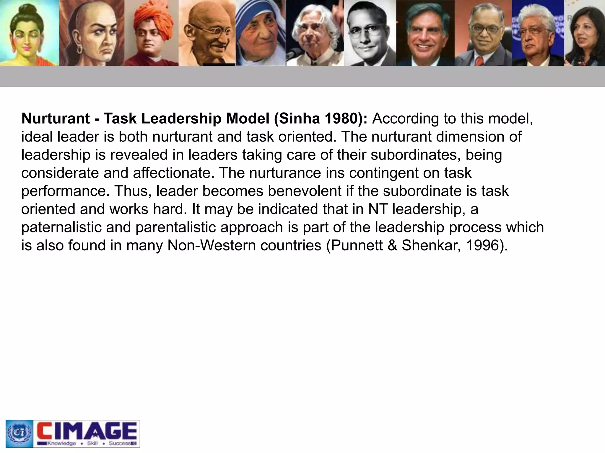 Indian models of leadership presentation by Prof. Neeraj Agrawal | PPTX