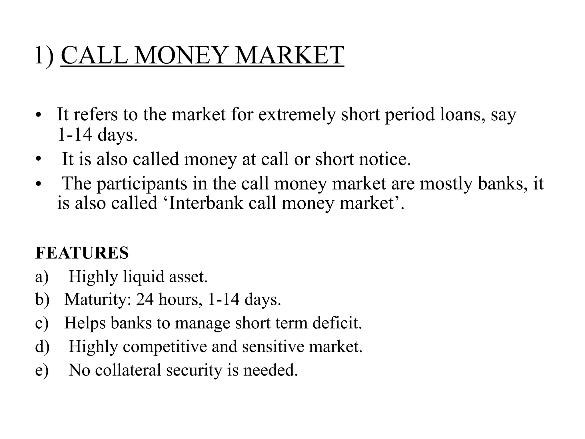 Indian money market | PDF