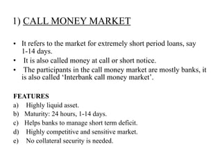 Indian money market | PDF