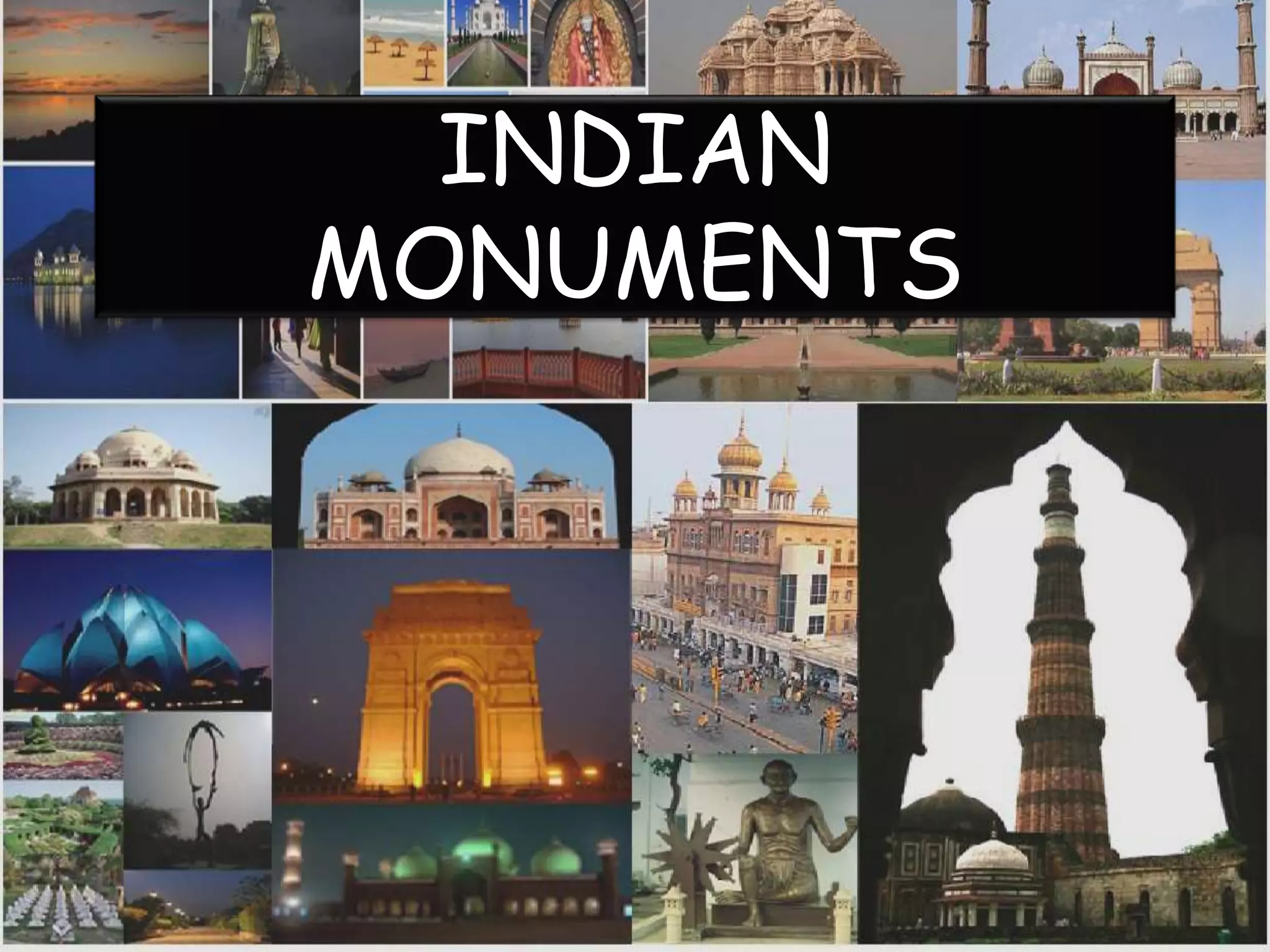 Indian monuments | PPTX
