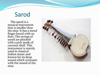 Indian musical instrument | PPTX
