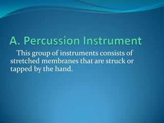 Indian musical instrument | PPTX