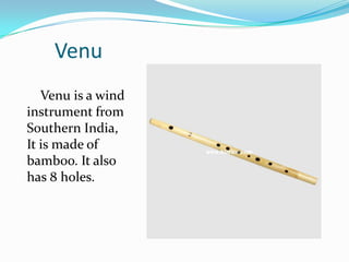 Indian musical instrument | PPTX