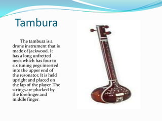 Indian Musical Instruments Tambura