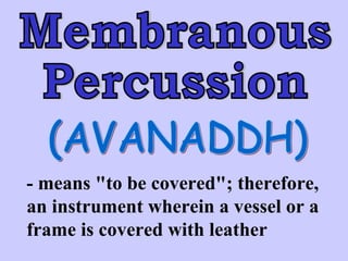 Indian musical instruments | PPT