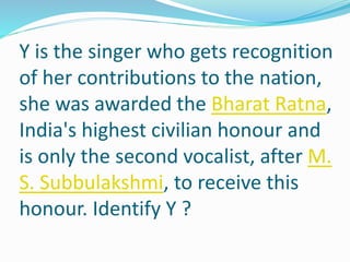 Indian music quiz - 2020- Part - 2 | PPTX