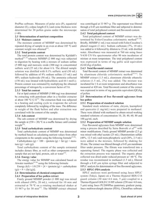 Indian Mustard Bee Pollen Exhibits High Antioxidant Content | PDF