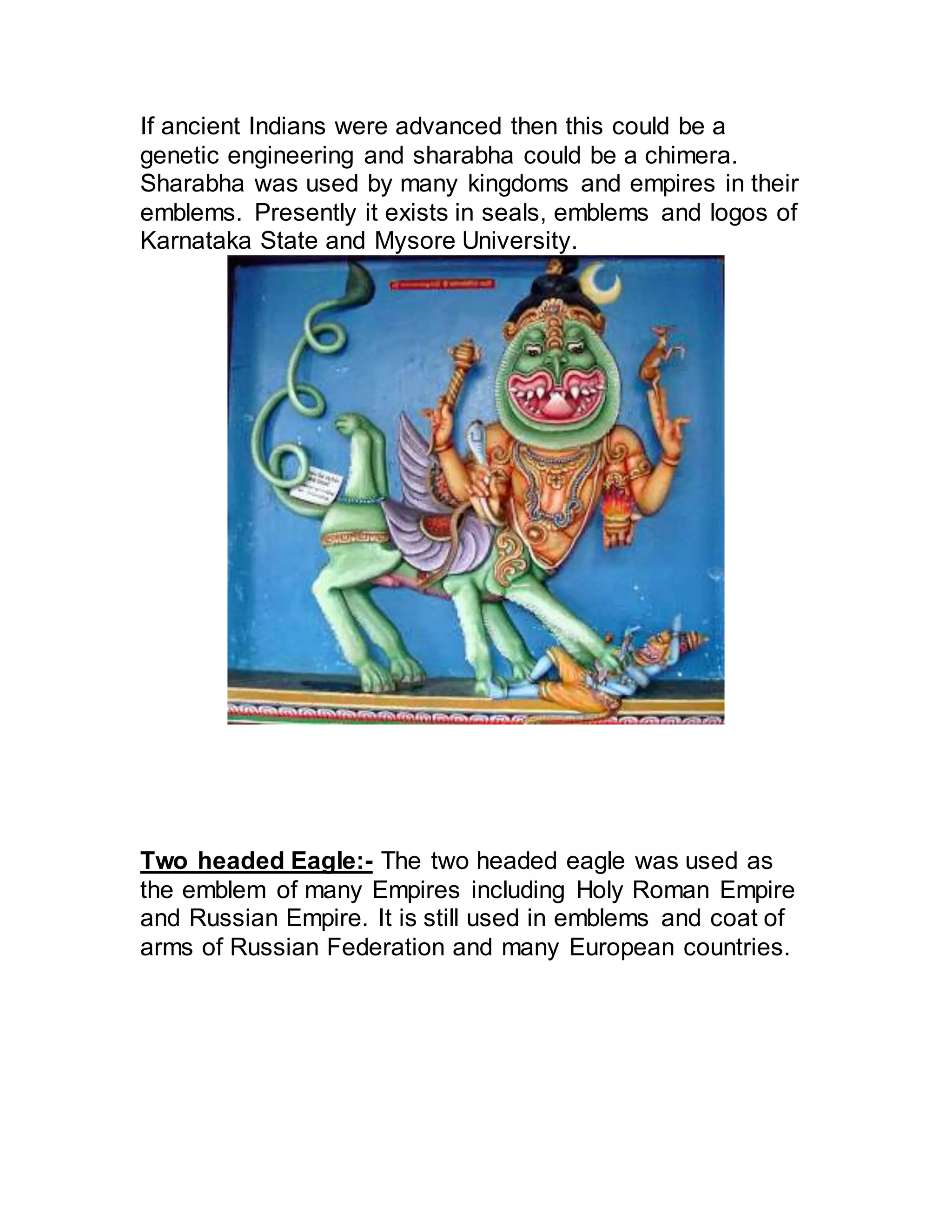 Indian mythical creatures ii | DOCX