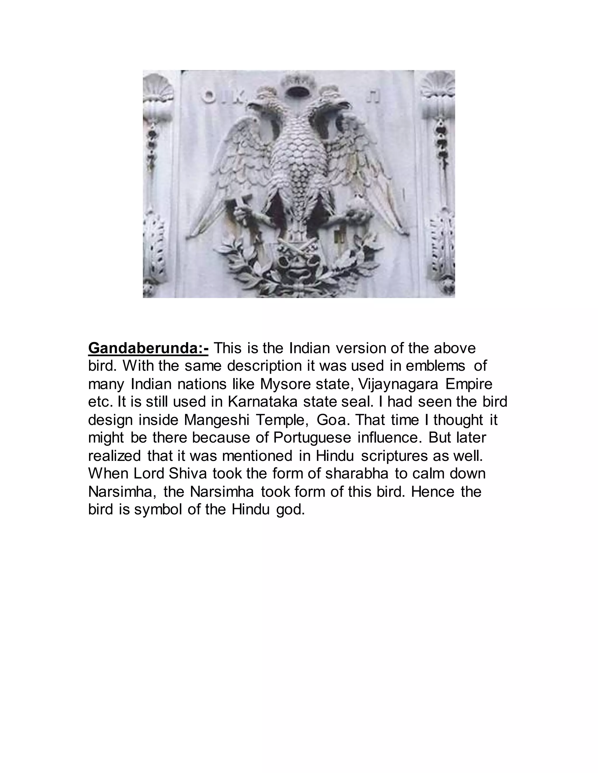 Indian mythical creatures ii | DOCX