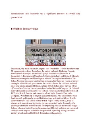 Indian National Congress | PDF
