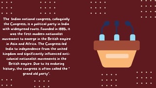 INDIAN NATIONAL CONGRESS.pdf | Civic affairs | Politics