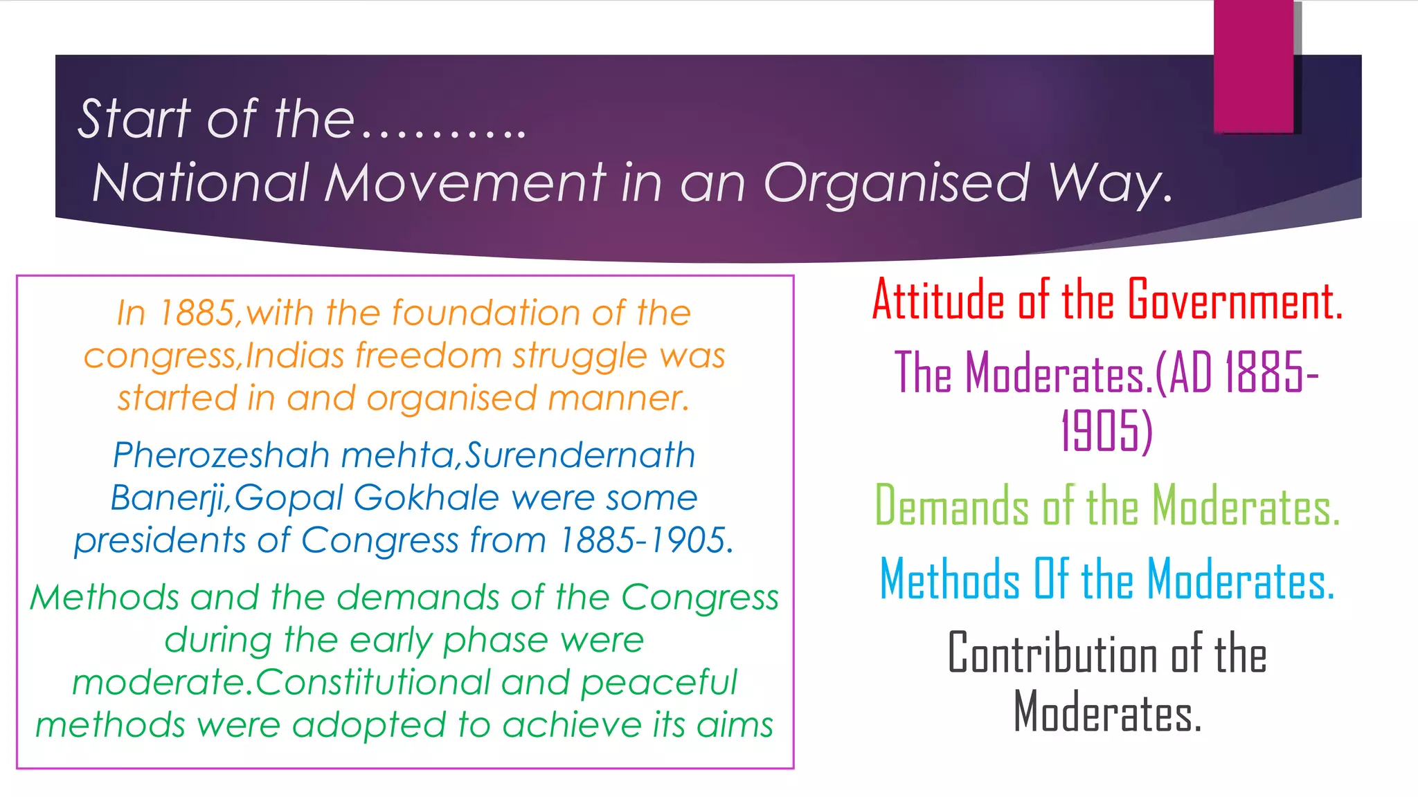 Indian national movement | PPT