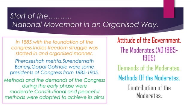 Indian national movement | PPT