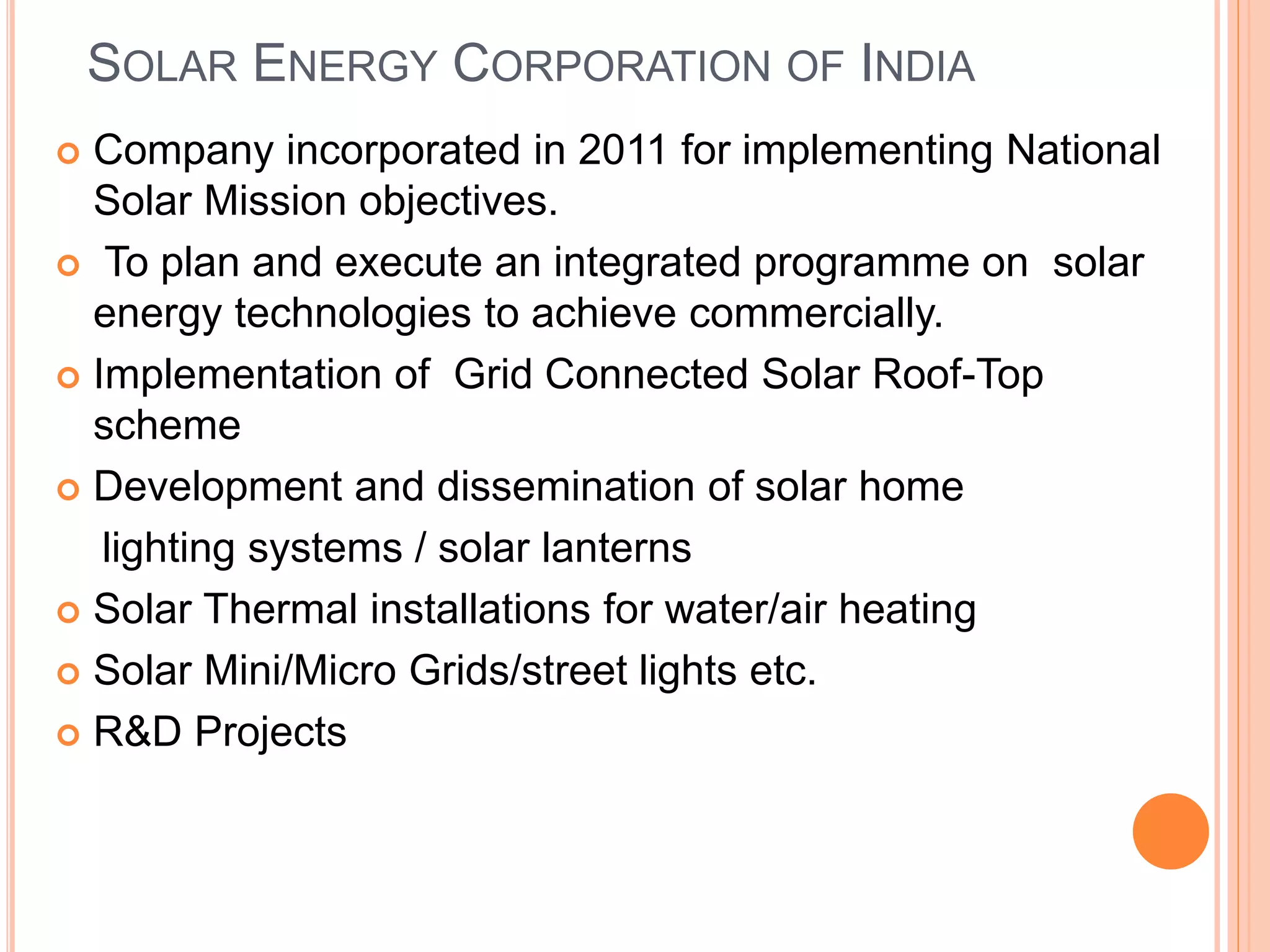 Indian National Solar Mission | PPTX