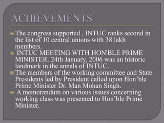 Indian national trade union congress | PPT