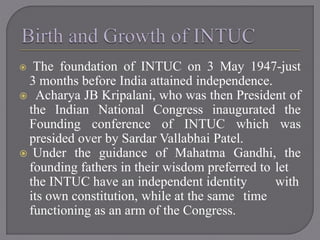 Indian national trade union congress | PPT