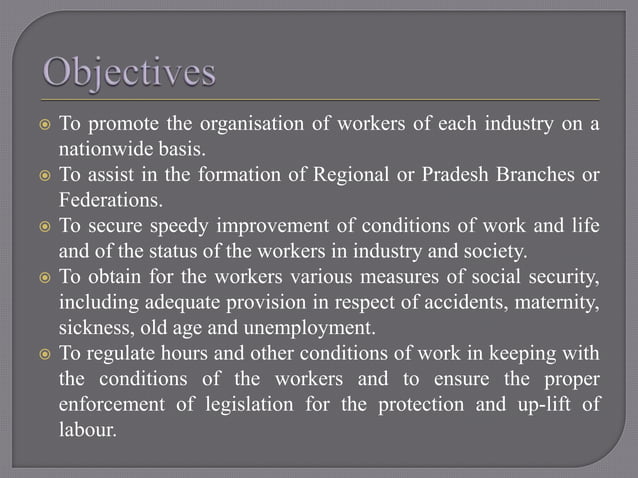 Indian national trade union congress | PPT