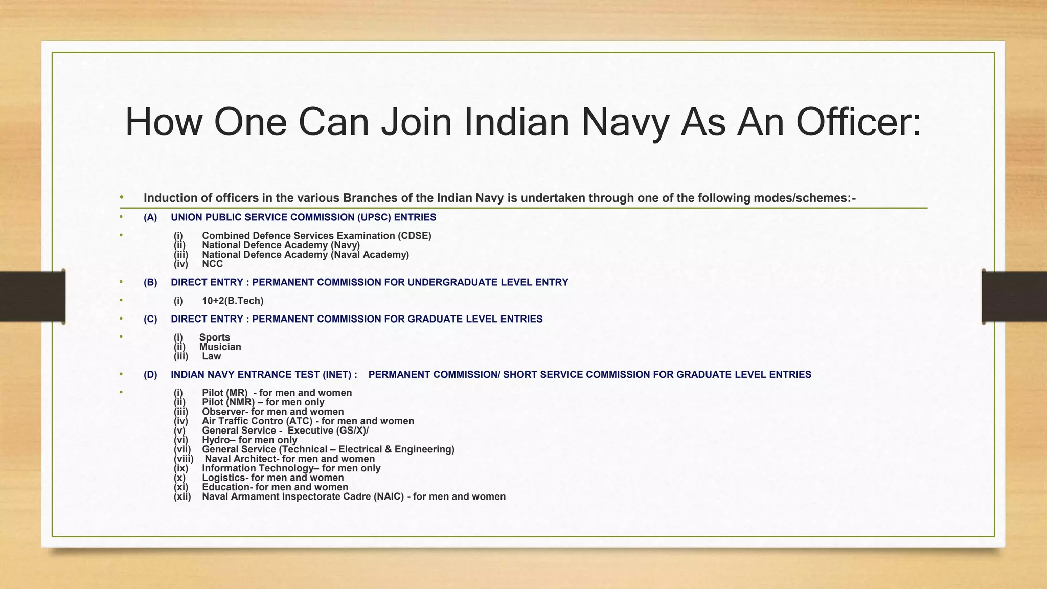 Indian naval orientation | PPTX