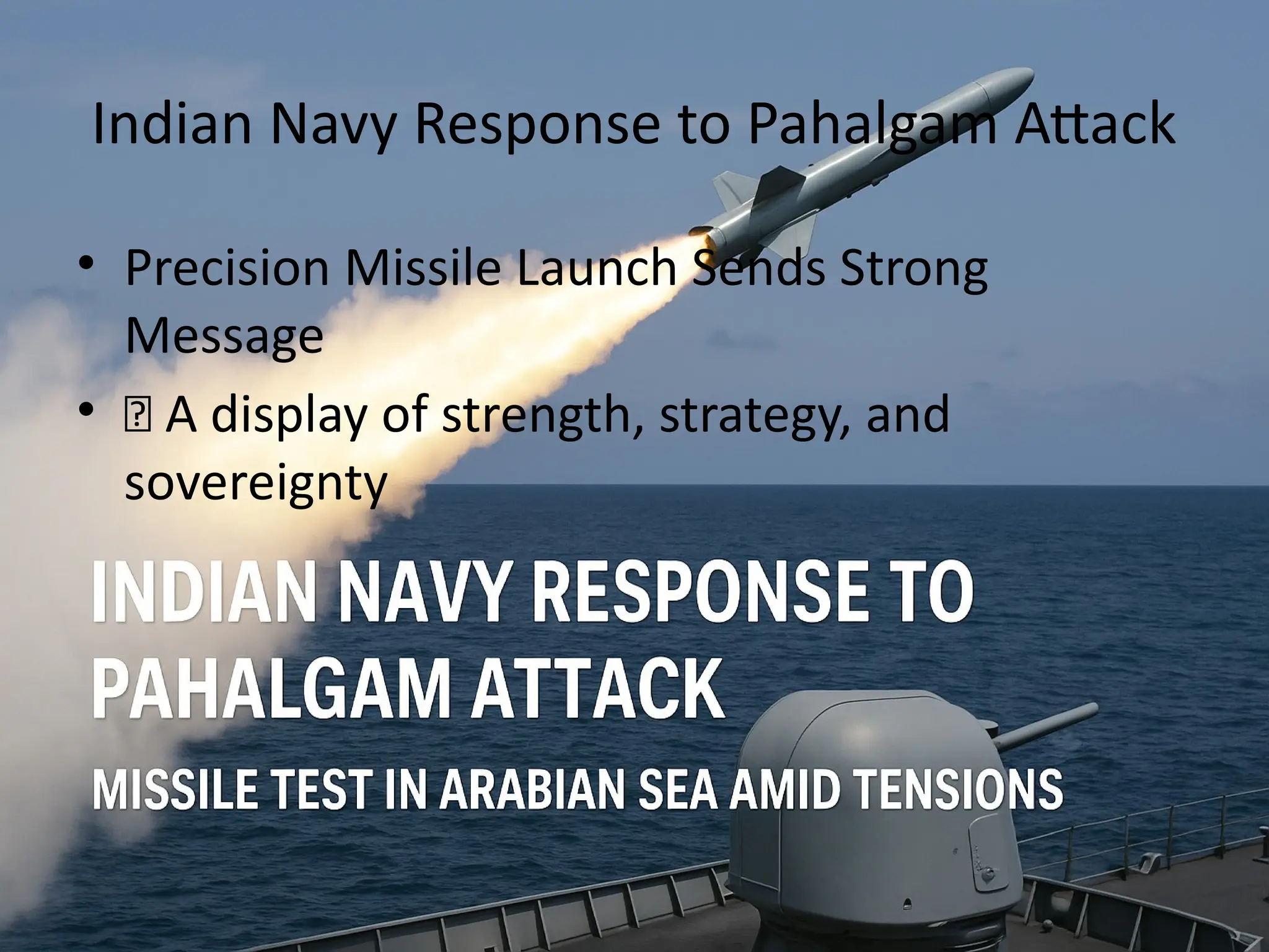 Indian Navy's Precision Strike: A Bold Response to the Pahalgam Terror ...