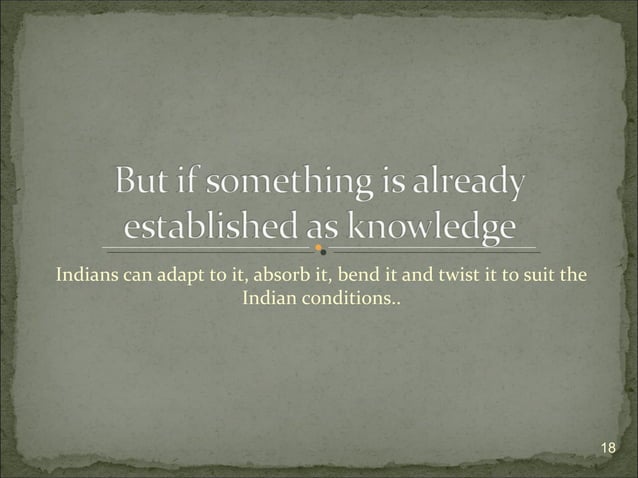 Indianness - What Constitutes The Indian Mentality | PPT